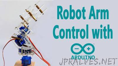 Arduino - Robotic Arm Control with a Potentiometer - jpralves.net