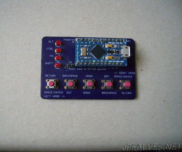 Morse Code Keyboard Jpralves