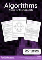 Algorithms Notes for Professionals book - jpralves.net