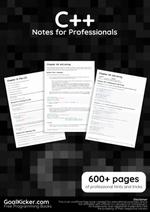 Cplusplus Notes for Professionals book - jpralves.net