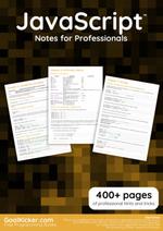 JavaScript Notes for Professionals book - jpralves.net